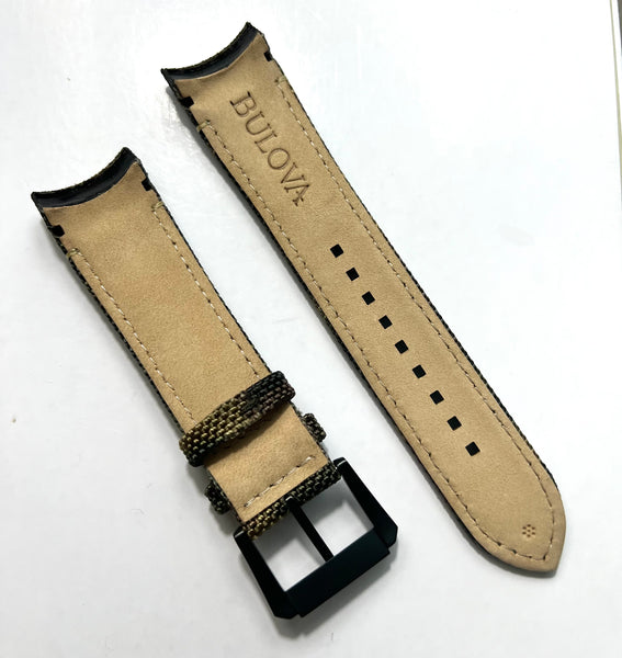 Bulova Precisionist 98B332 Camouflage Nylon Watch Band Strap | W.B.E