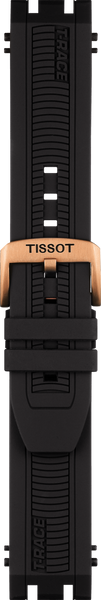 Tissot T-Race T115417 Black Rubber Watch Strap Band | W.B.E